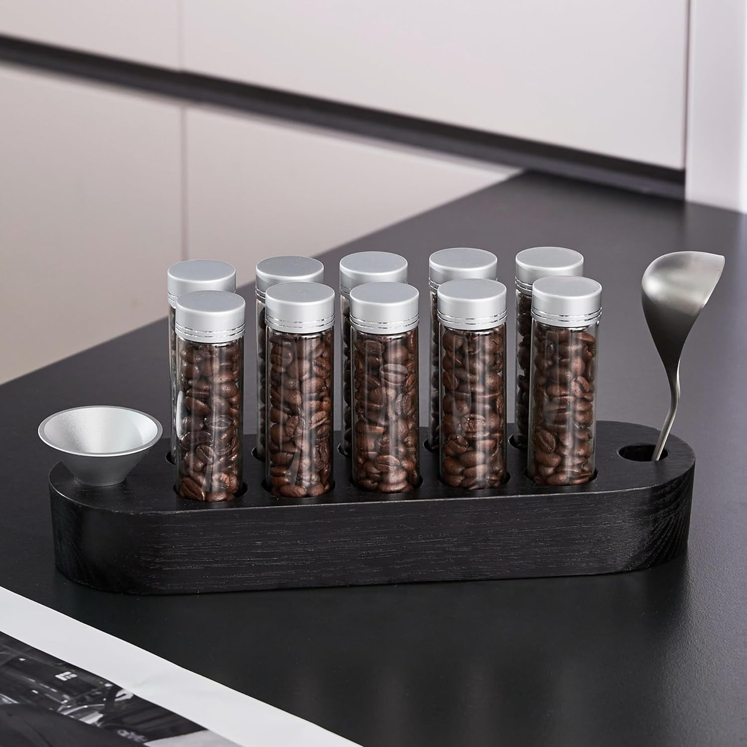 Coffee Bean Container, Single Dose Coffee Bean Storage,10PCS Coffee ...