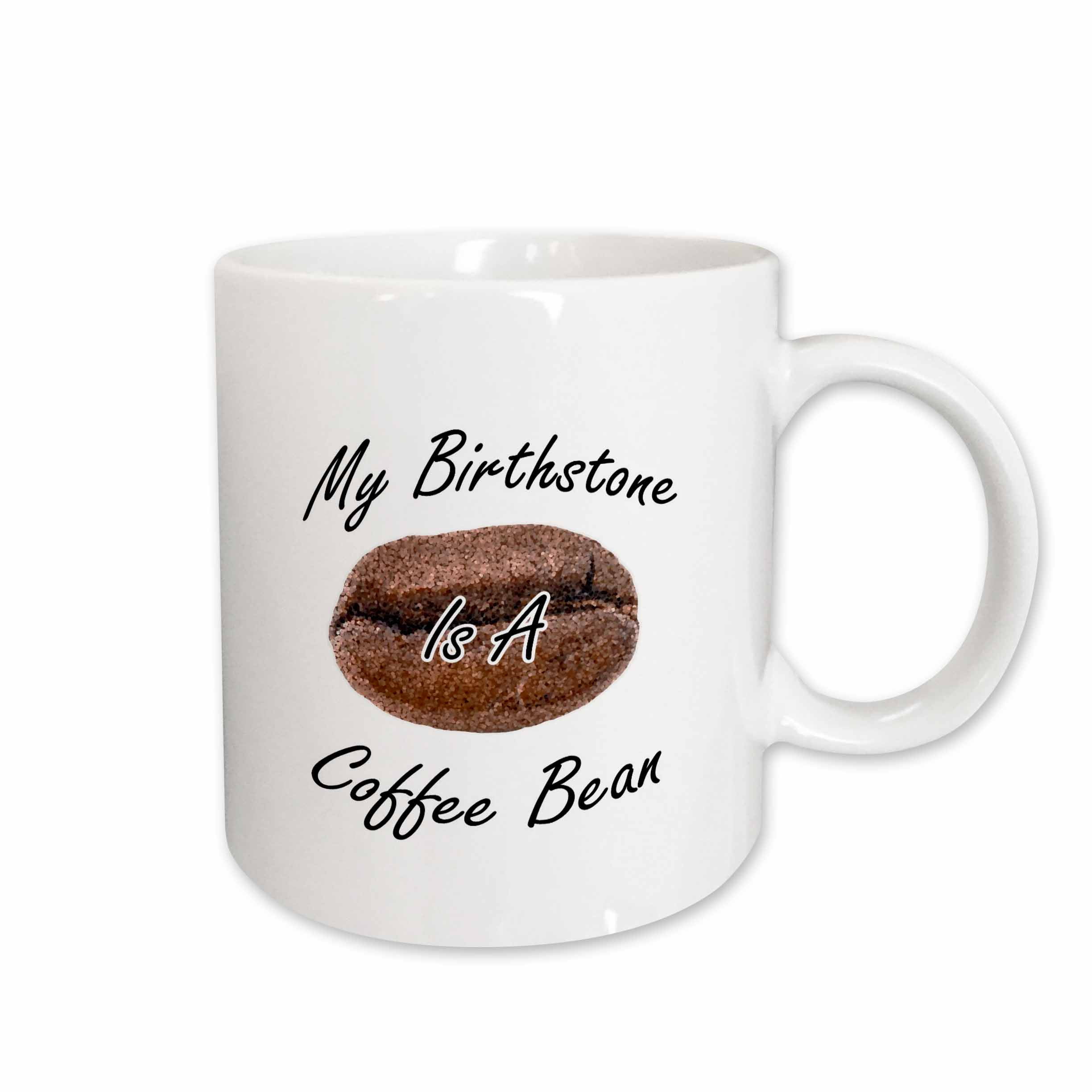 3drose, Coffee Bean Is My Birthstone Funny Saying with Bejewled Coffee ...