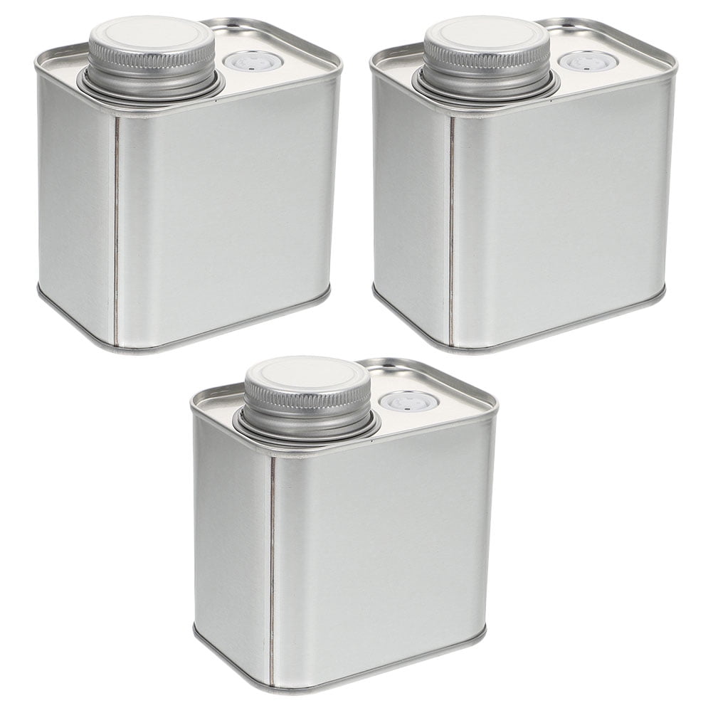 Coffee Bean Powder Tin Can Tea Canister Leaf Container Metal with Lid ...