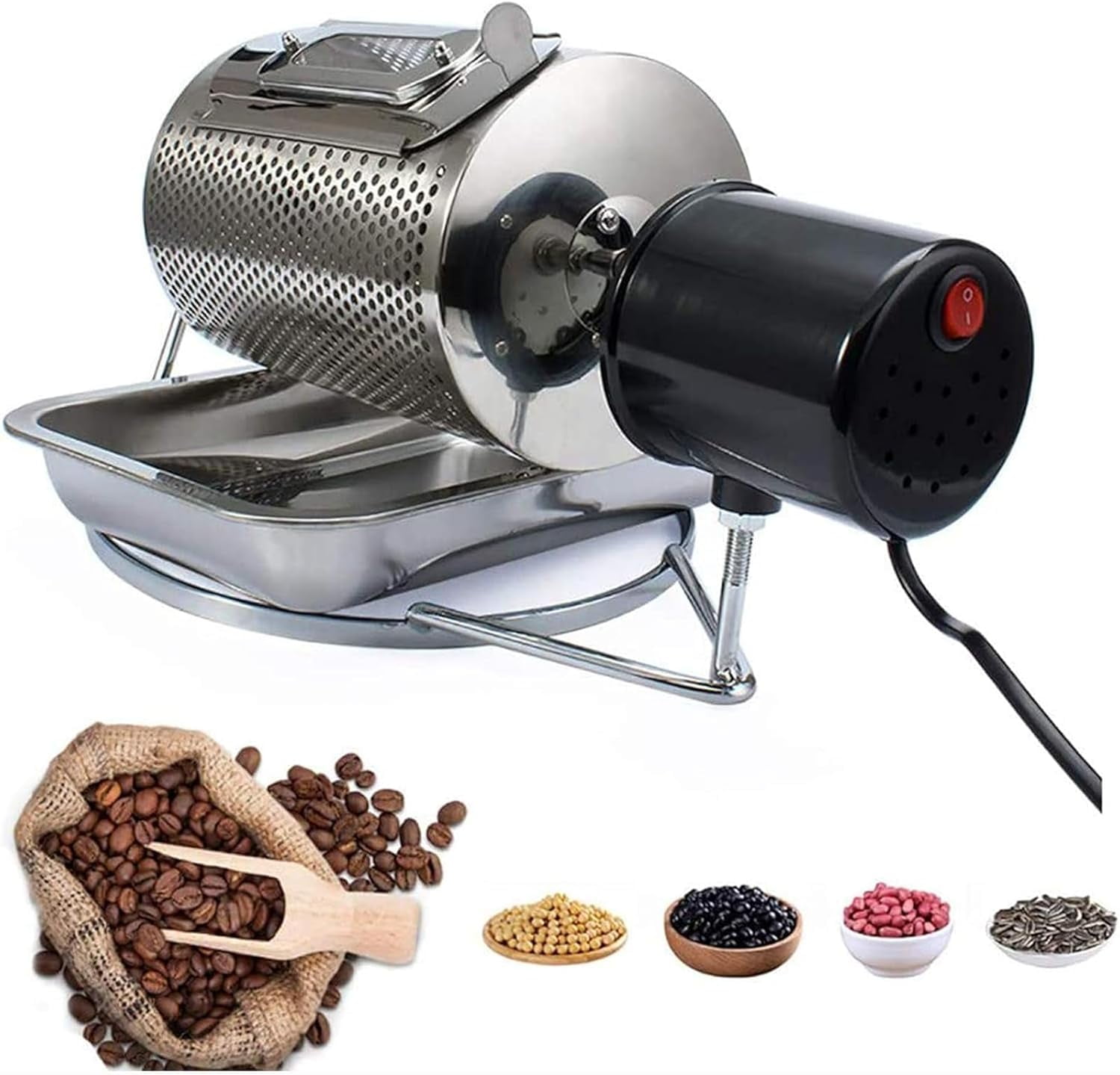 RoastMaster 250G Electric Coffee Bean Roaster – Stainless Steel Drum ...