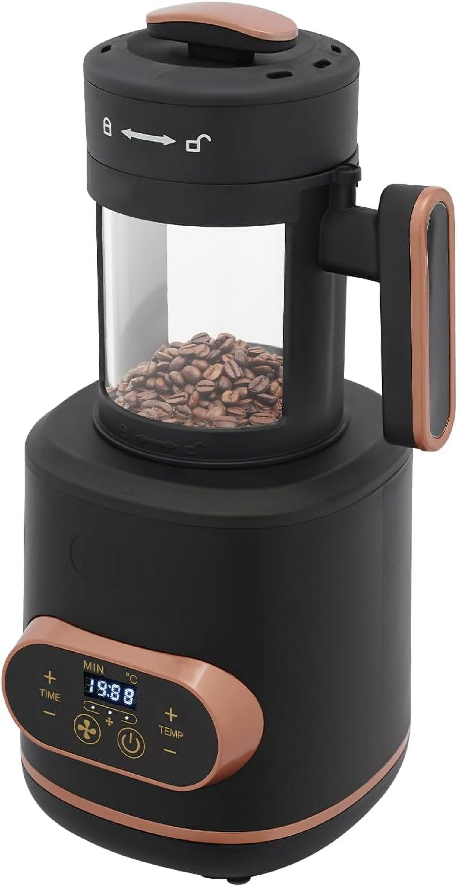 Coffee Bean Roaster, Home Coffee Bean Roaster, 1500W Electric Coffee Roaster, Smart Control, 32 ...