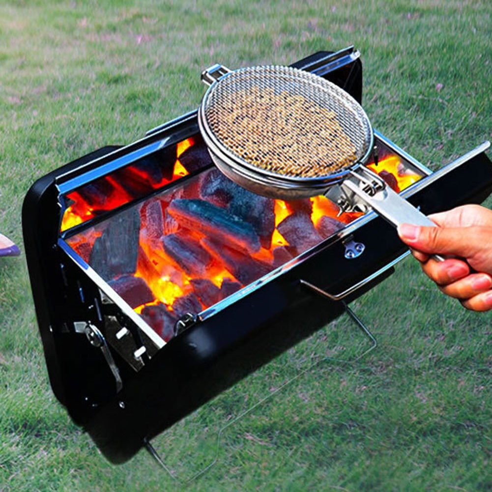 Coffee Bean Roaster Tool Coffee Roaster Mesh Pan Baking Stainless Steel ...