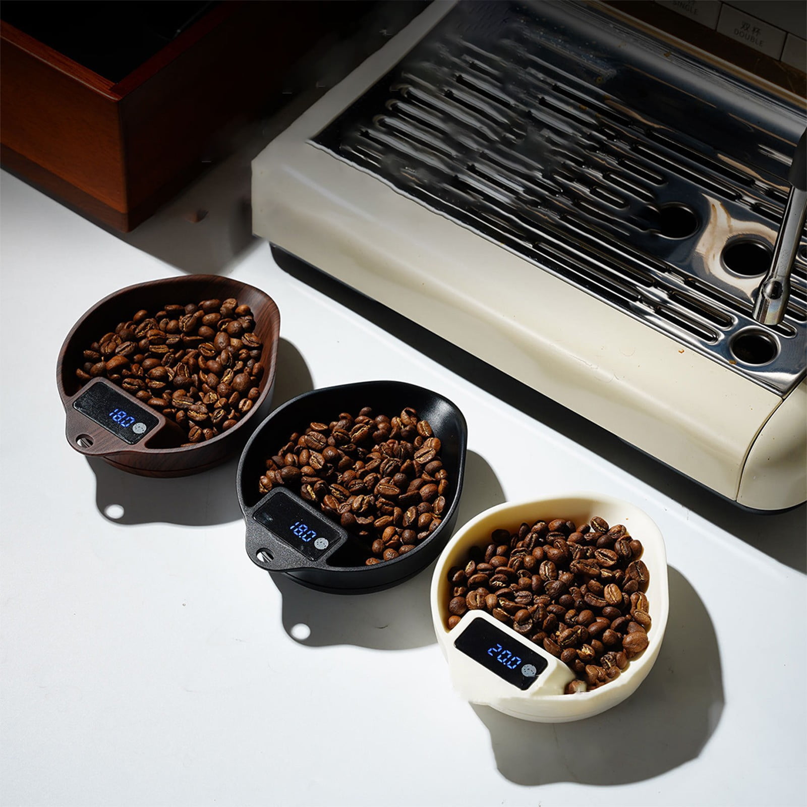 Coffee Bean Scale, Espresso Scale for Coffee Beans Weighting/Dosing, 0 ...