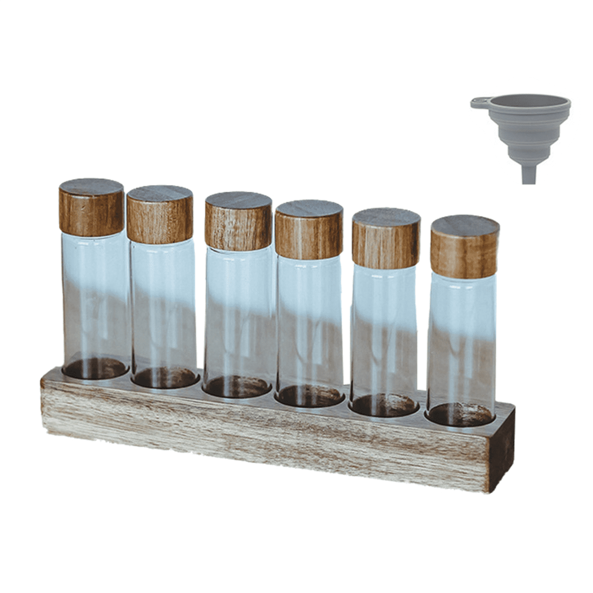 Coffee Bean Storage Container Display Rack, Tea Tube Glass, Coffee ...