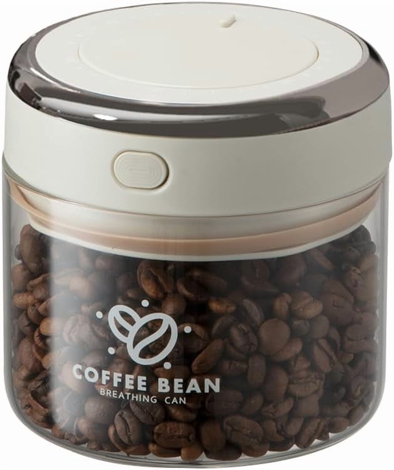 Coffee Bean Storage Container with One-way Valve Airtight Lid Date ...