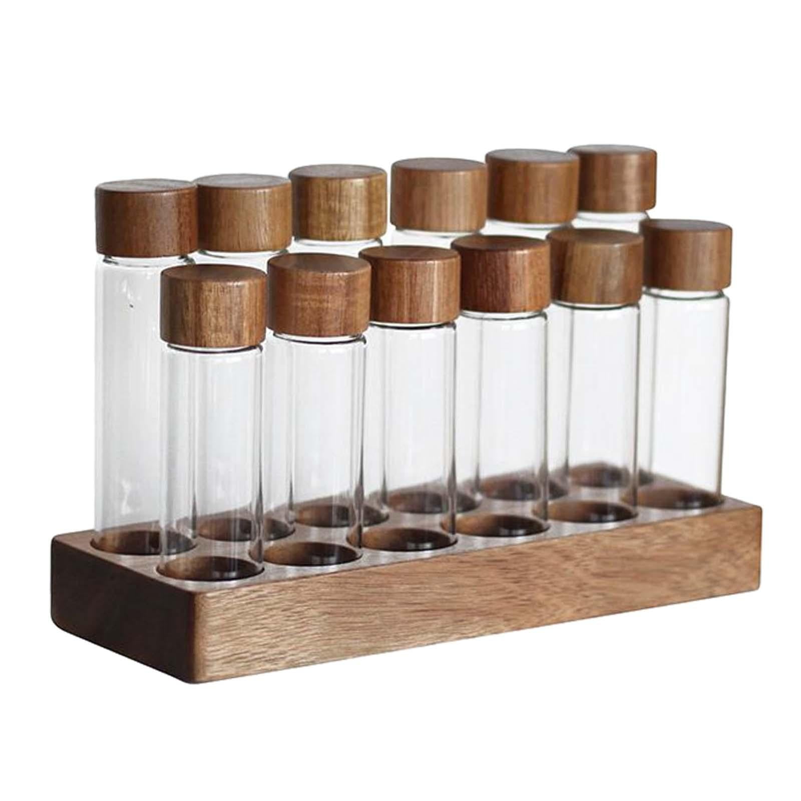 Coffee Bean Test Tube Glass Coffee Beans Storage Containers with Lids ...