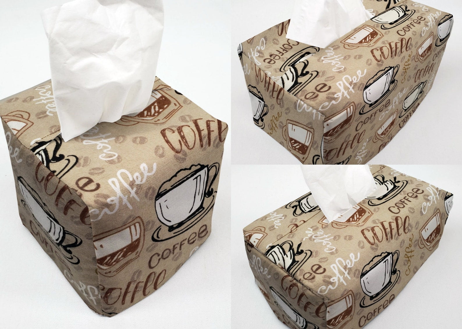 Coffee Beans Tissue Box Cover by Penny's Needful Things (Tall Rectangle) - Walmart.com