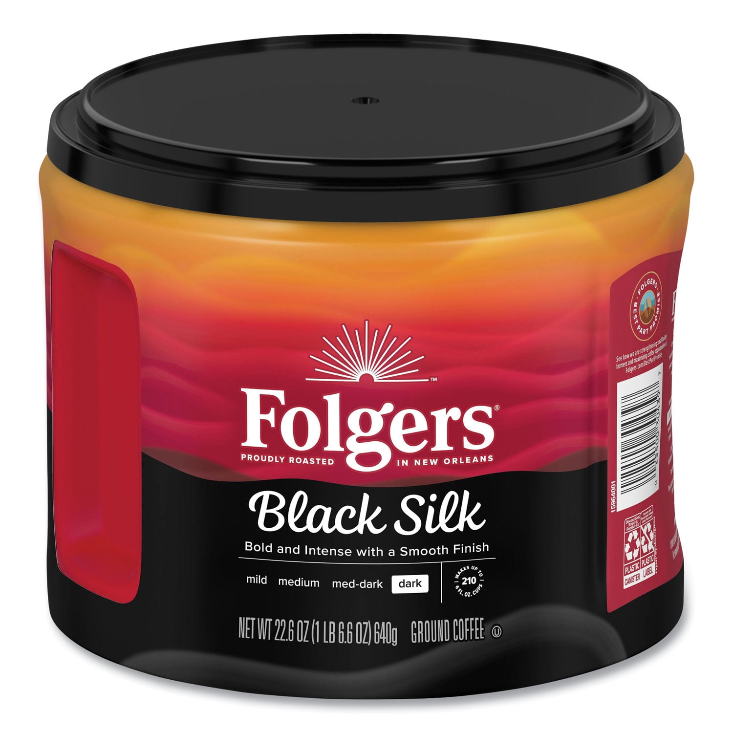 Coffee, Black Silk, 22.6 Oz Canister - Walmart.com