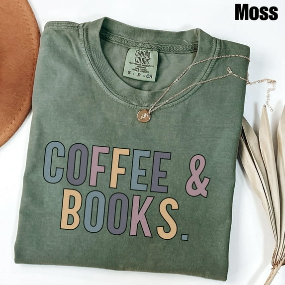 Coffee Books Shirt, Cute Books Lover Shirt, Books Club Tee, Books Lover ...