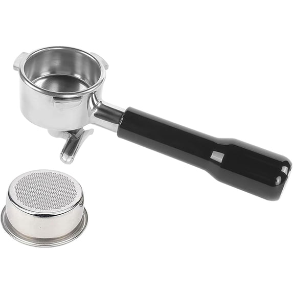 Coffee Bottomless Portafilter Stainless Steel Double Spouts Coffee ...