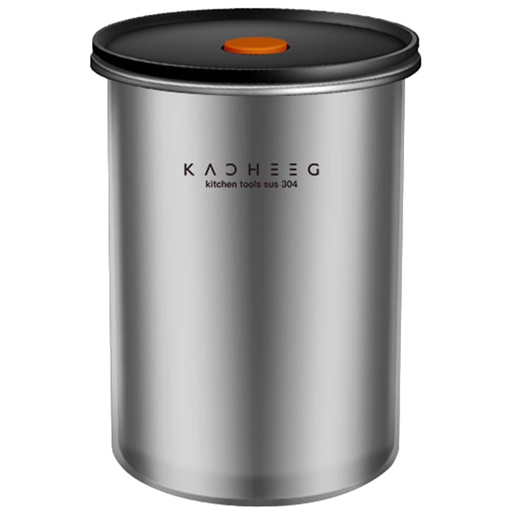 Coffee Can Bean Canister Metal Container with Lid Candle for Ground ...