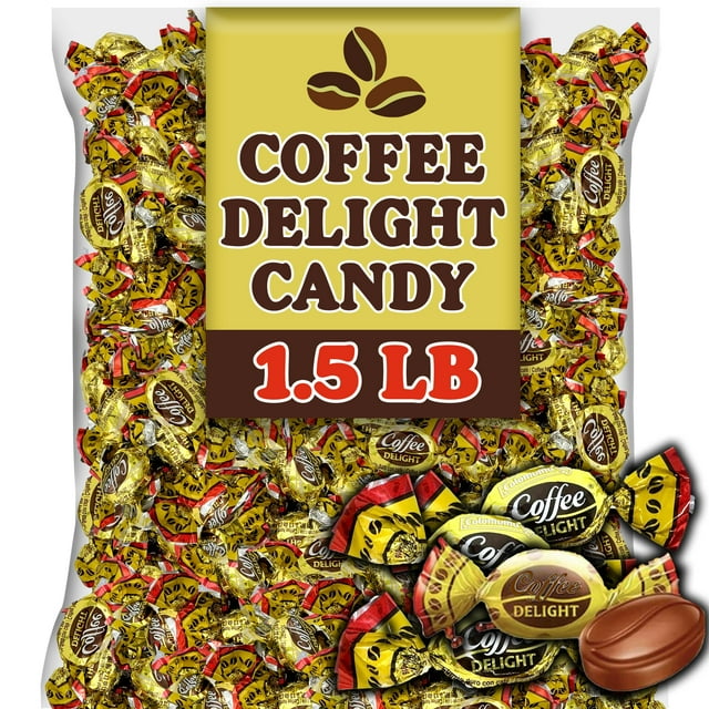 Coffee Candy Bulk, 1.5 IRF13 Lb Coffe Delight Hard Coffee Candy, Made ...