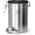 Coffee Canister - 22oz, Airtight Stainless Steel Kitchen Food Storage ...