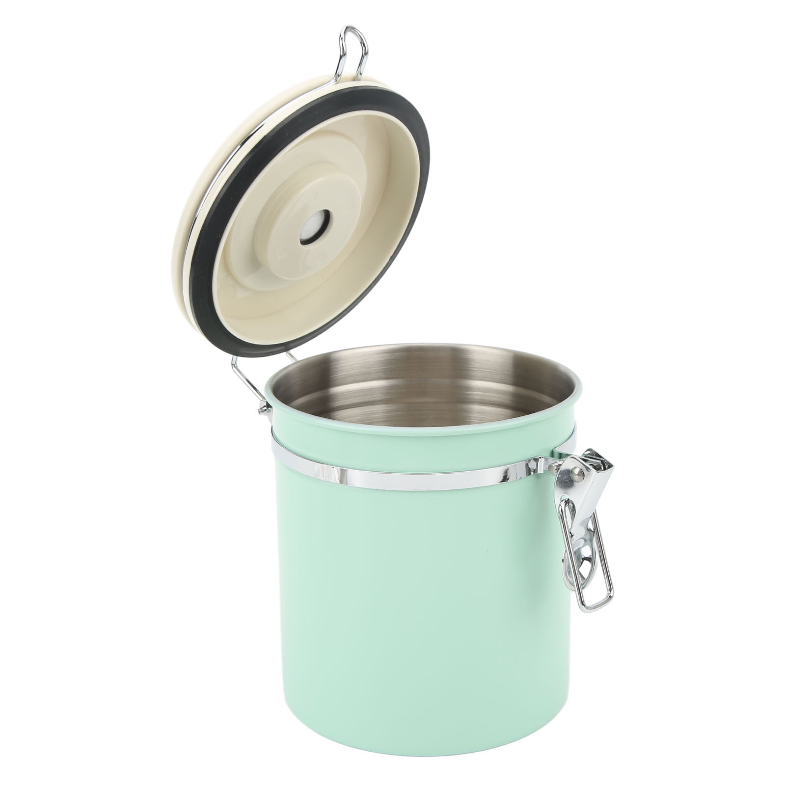 Coffee Canister Mint Green Stainless Steel Airtight Coffee Container ...