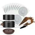 Coffee Capsule Shell Filler Kit Lid Easy Remover Nespresso Vertuo Pods Tamp Press Refillable ...