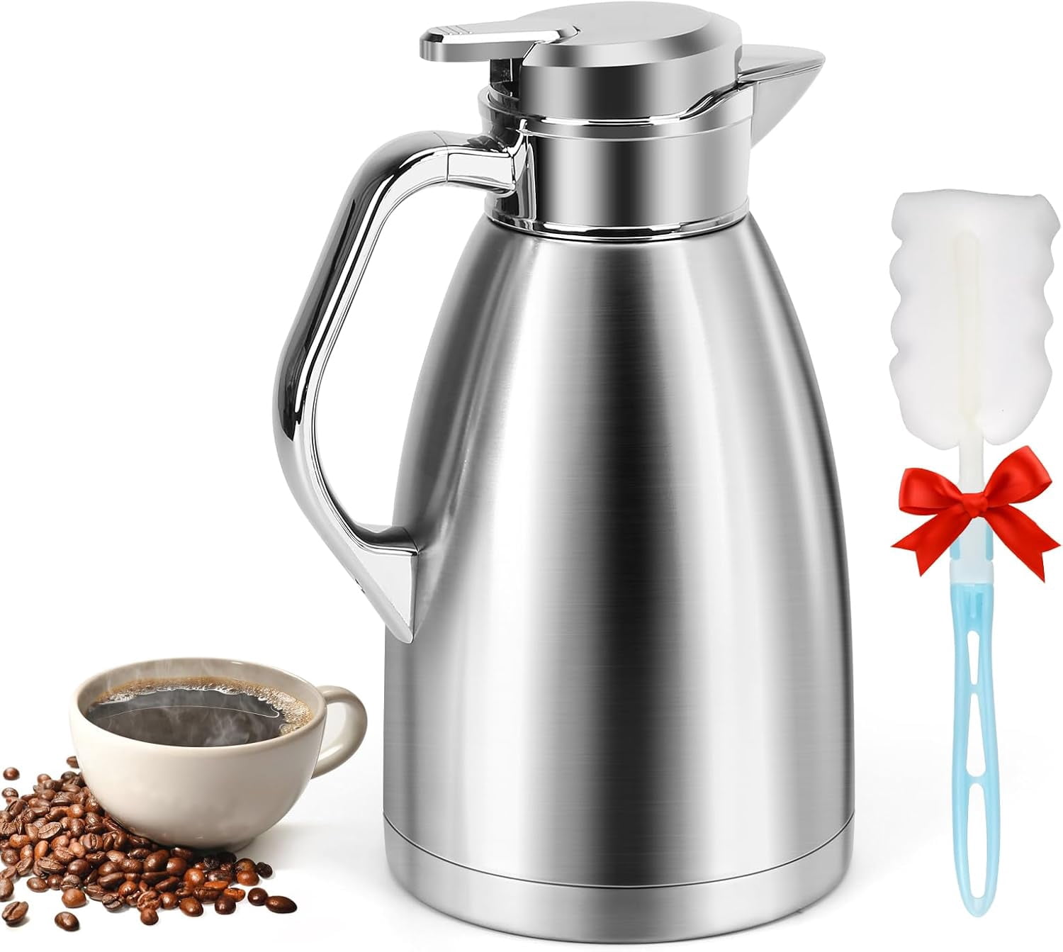 Coffee Carafes for Keeping Hot, Stainless Steel Thermal Coffee Carafe ...