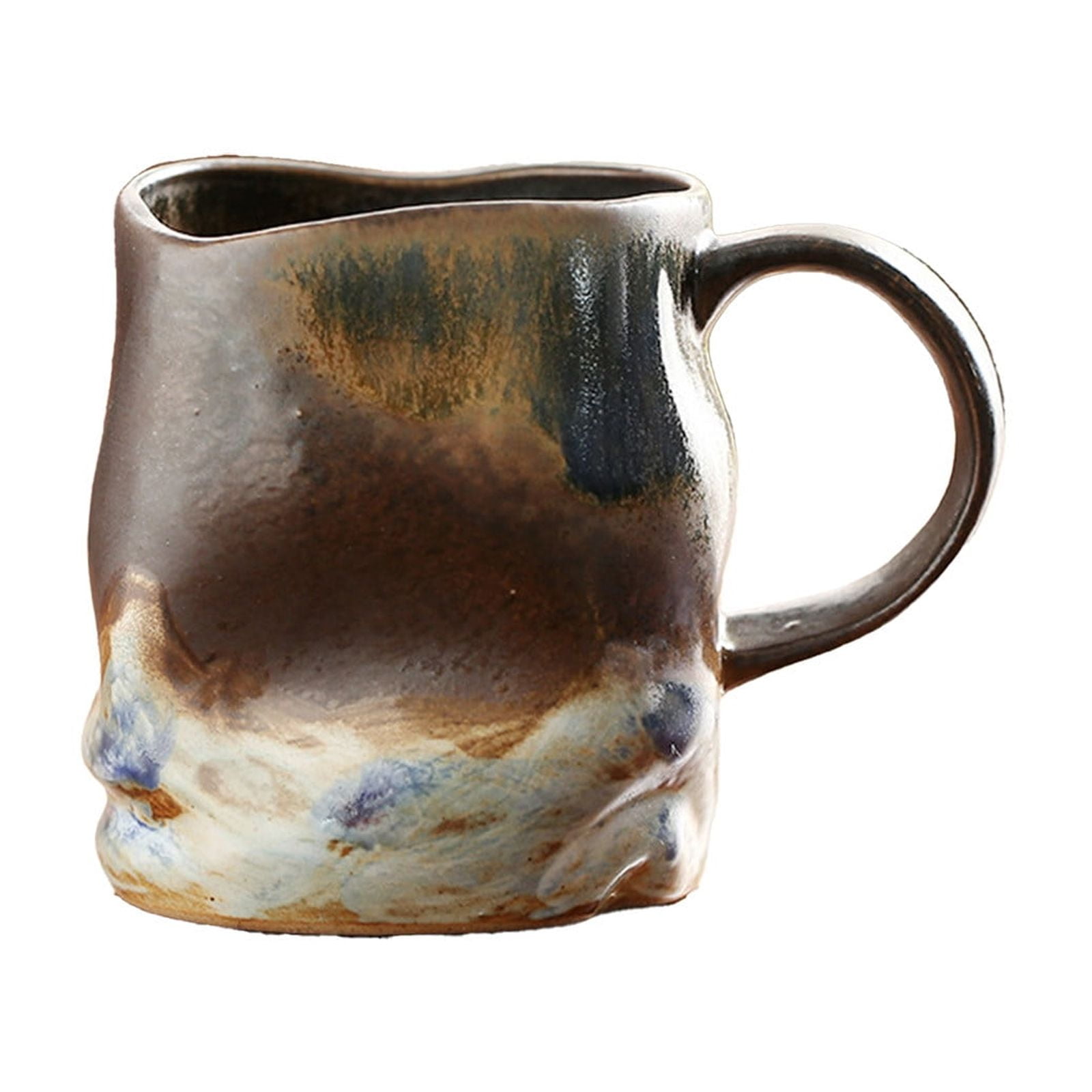 Coffee Ceramic Shaped Coffee Mug With Unique Design, Ergonomic Handle ...