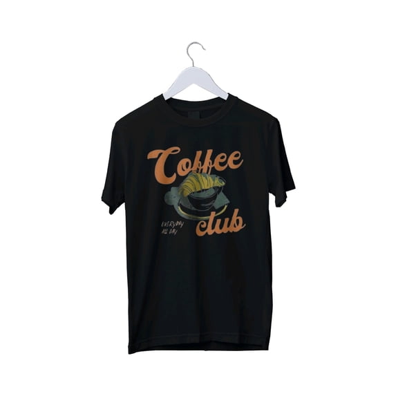 Coffee Club Graphic Print Mens Unisex T-Shirt S M L XL 2 3 4 XL ...