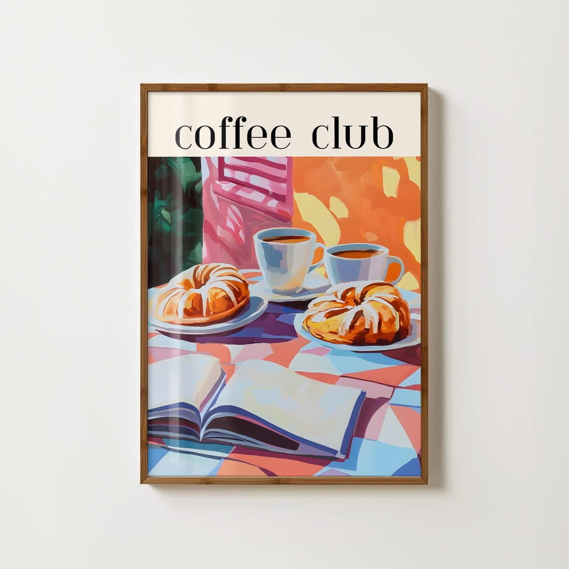 Coffee Club Print Breakfast Dining Print Coffee Dinner Table Print ...