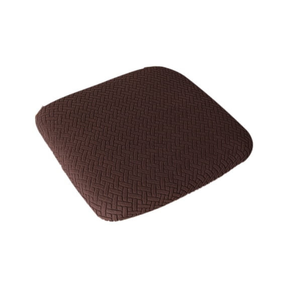 Coffee Coffee Brown Dining Chair Covers Kitchen Stool Covers Long Plush ...