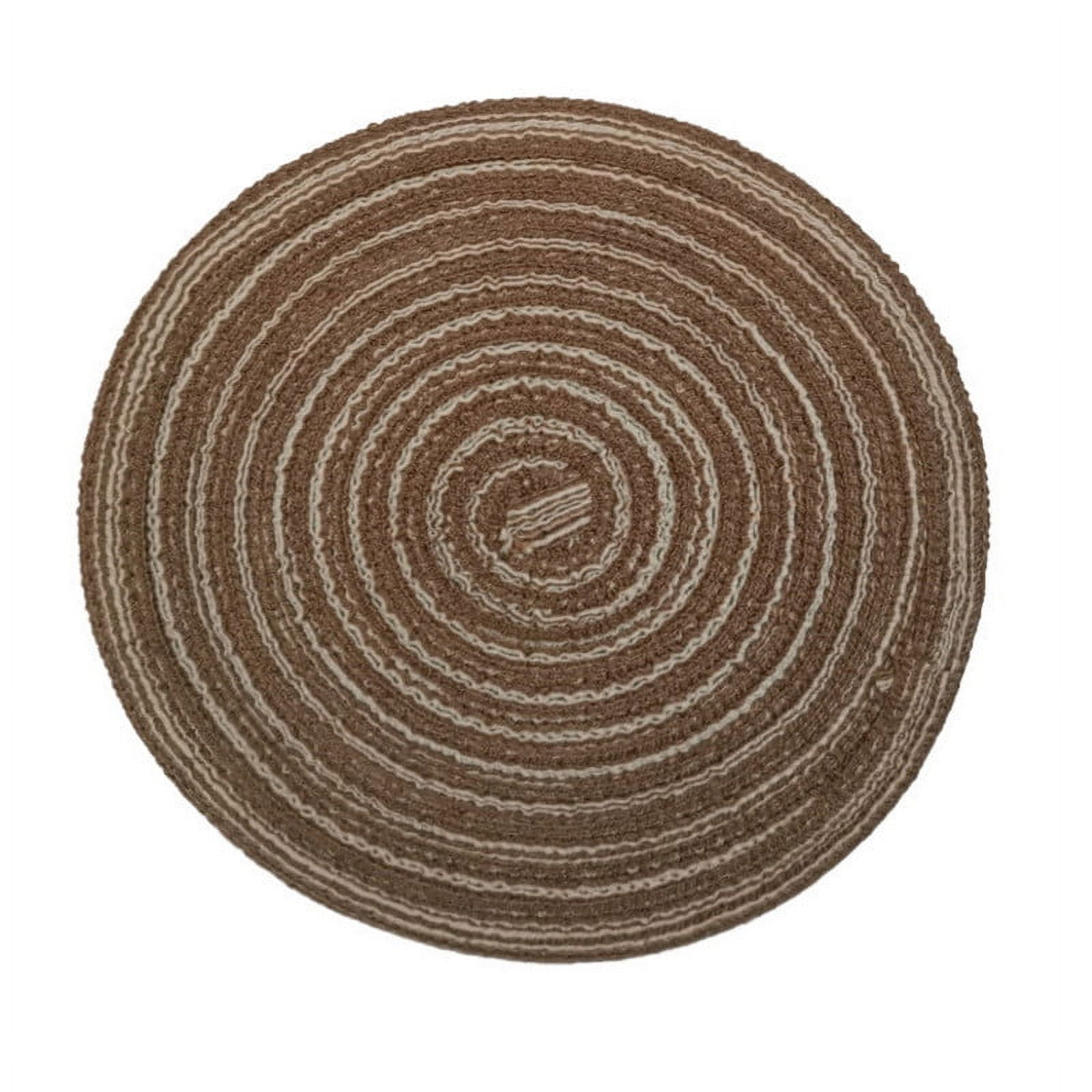 Coffee Coffee Woven Vinyl Placemats Set For Dining Table Heat Resistant ...