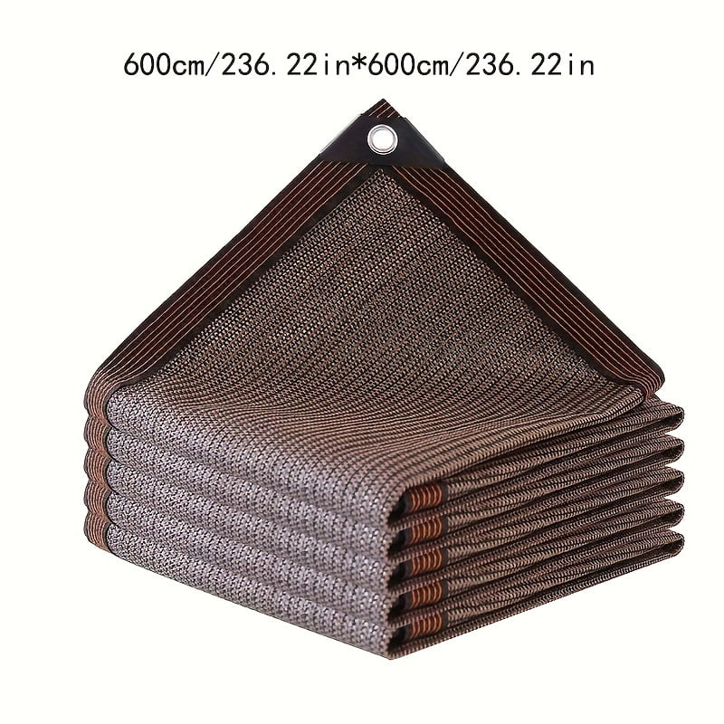 Coffee Color Beach Garden Sunshade Cloth Sun Protection Shade Net ...