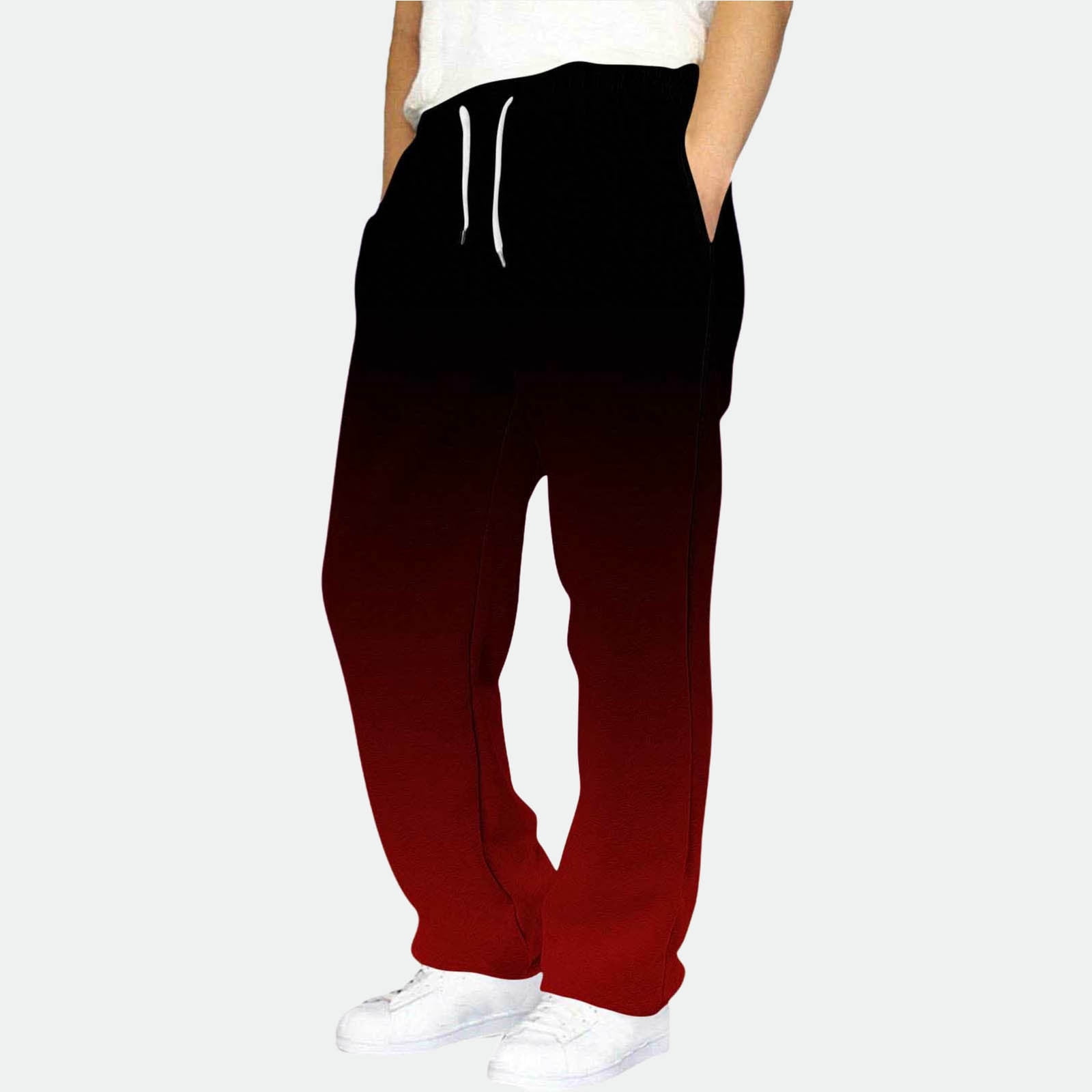 Coffee Color Boys Sweatpants, Kids Gradient Joggers with Pockets ...
