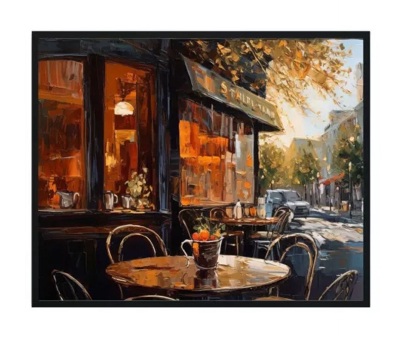 Coffee Corner Colorful Abstract Photo Art Print Poster Wall Art ...