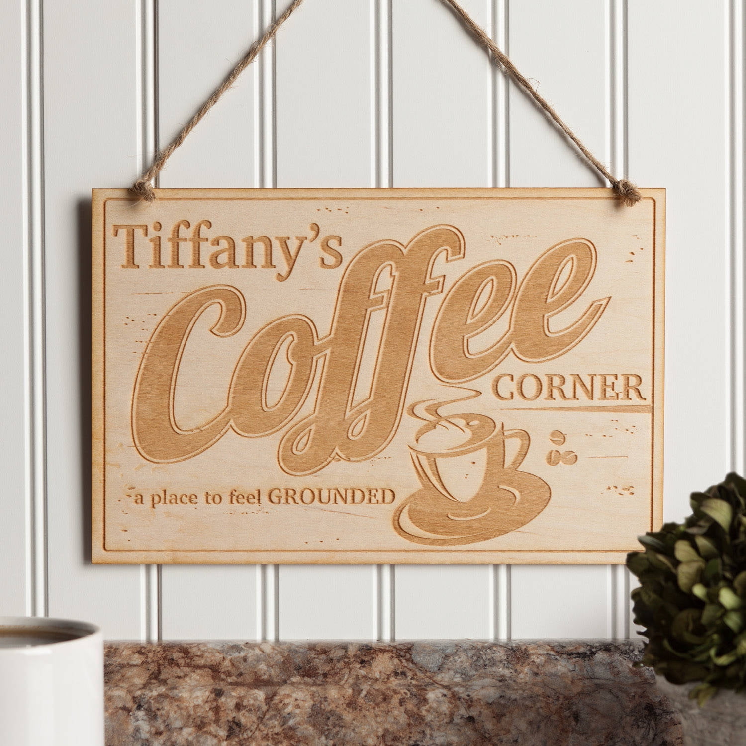 Find Your Perfect Coffee Corner Personalized Wood Sign - Walmart.com