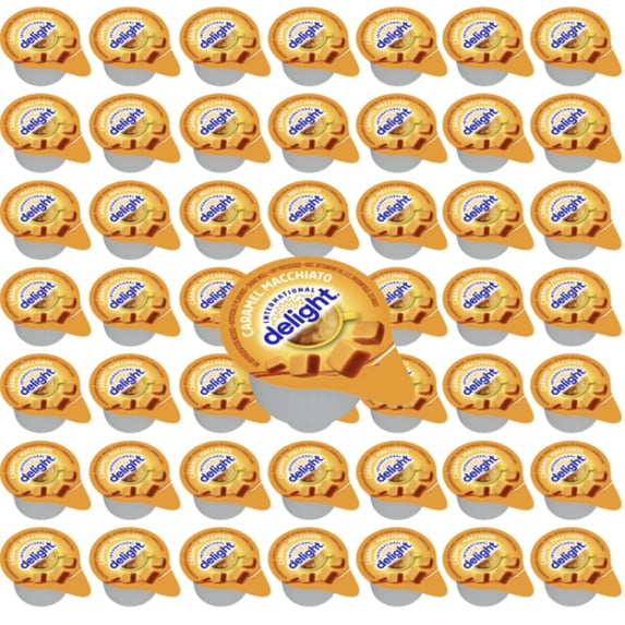 Coffee Creamer Caramel Macchiato - 48 Single Packs, Cups for Instant ...