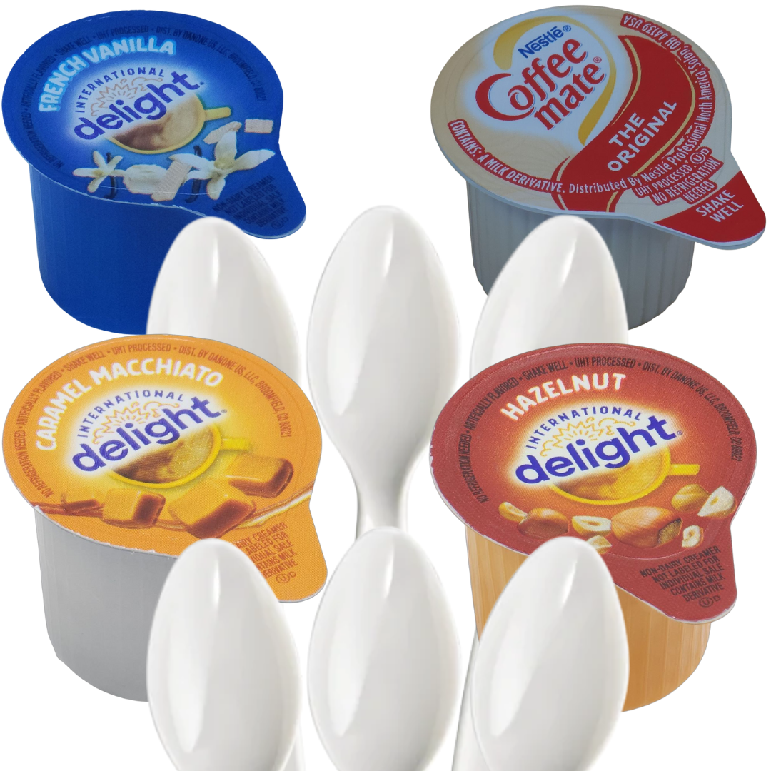 Liquid Coffee Creamer, Original, 0.38 Oz Mini Cups, 50/box, 4 Boxes ...