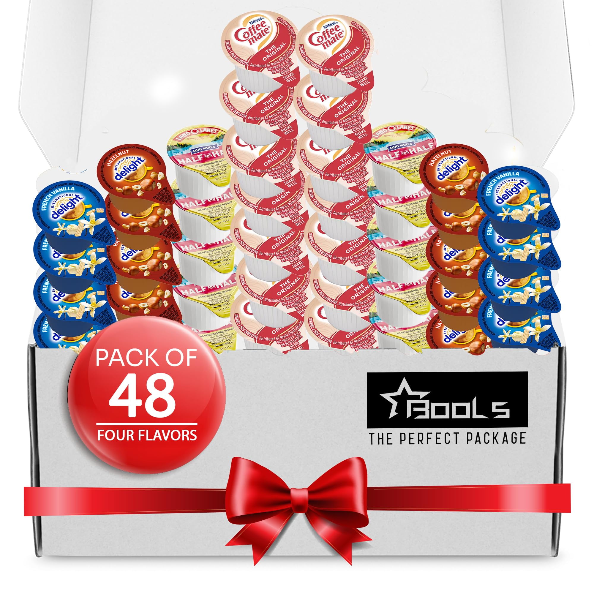 Coffee Creamer Singles Variety DEF29 Pack Packaged by Bools, Delight ...