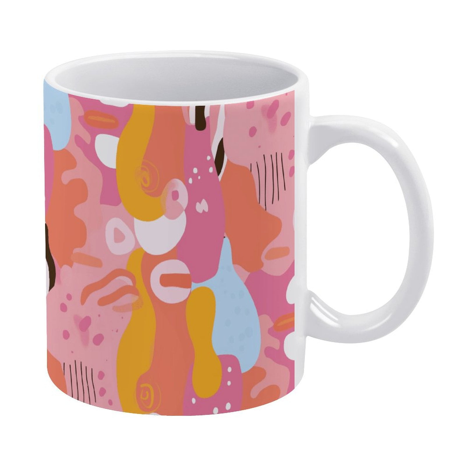 Coffee Cup Ceramic - Couple Coffee Cup Gift, Tea Cup, 11 Oz Color ...