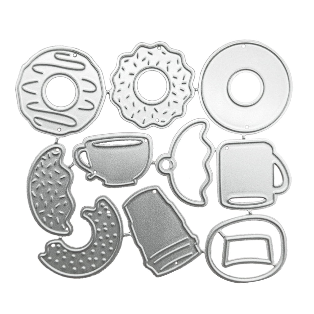 Metal Die Cuts Coffee Cup Embossing Stencil Cutting Dies for Card ...