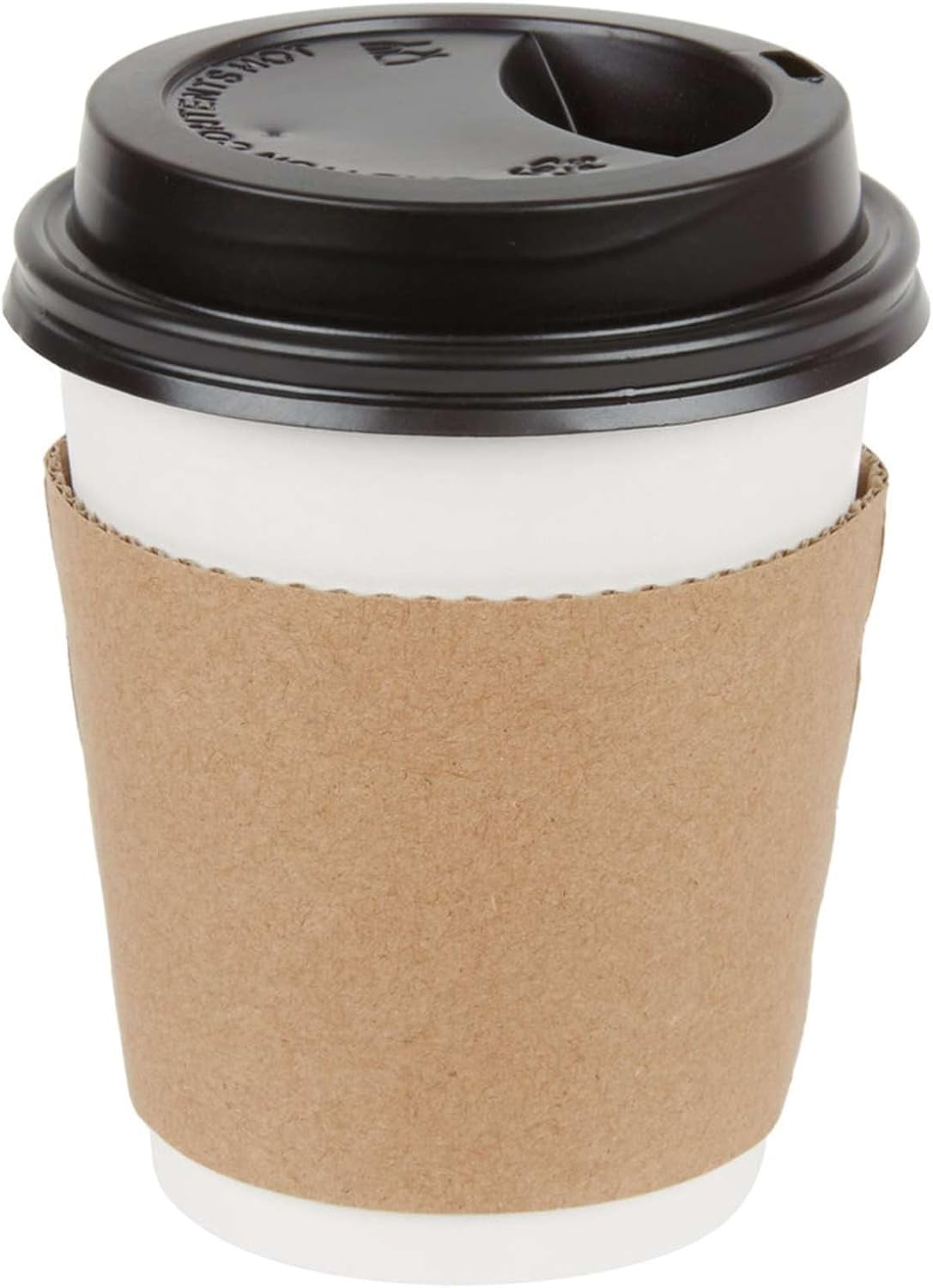 Coffee Cup Sleeve Pack of 1000 Bulk Paper Coffee Cup Sleeve (Brown ...