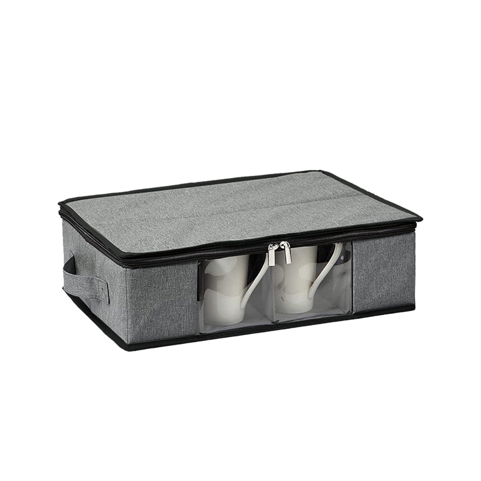 Coffee Cup Storage Box Organizer - Tea Cup & Mug Storage Solution ...