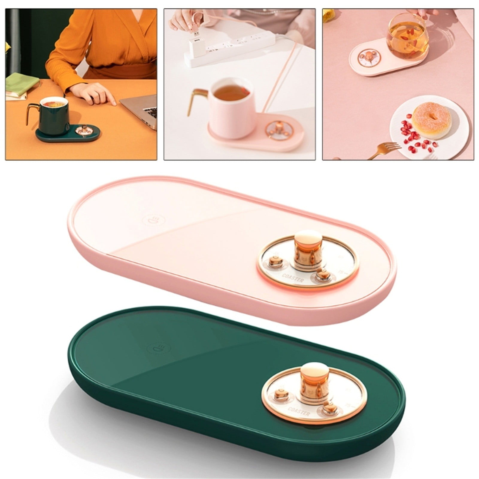 Coffee Cup Warmer & Mug Warmer,Smart Cup Warmer with Timing Shut Of ...