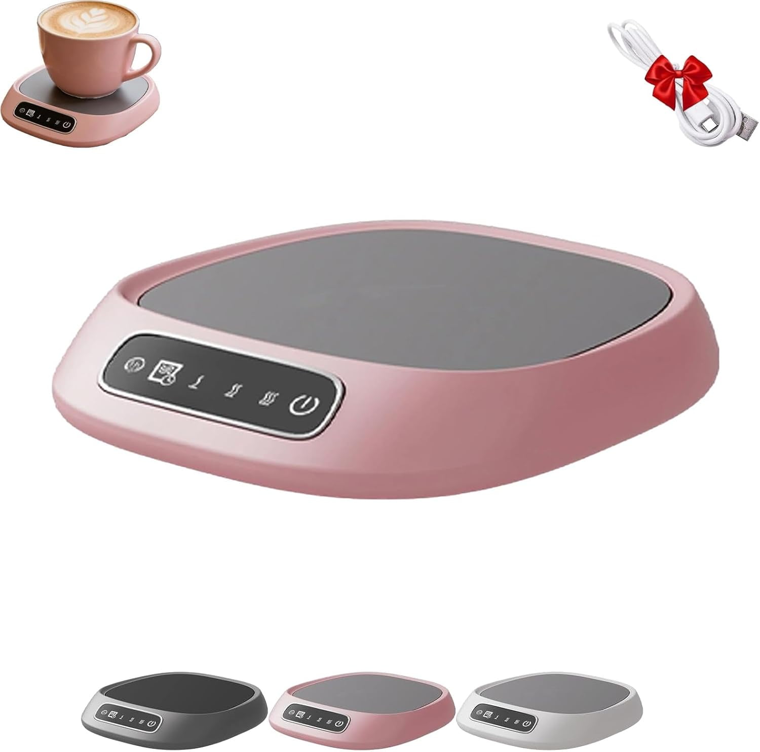 Coffee Cup Warmer – Smart Touch Electric Mug Warmer, 3 Temperature ...