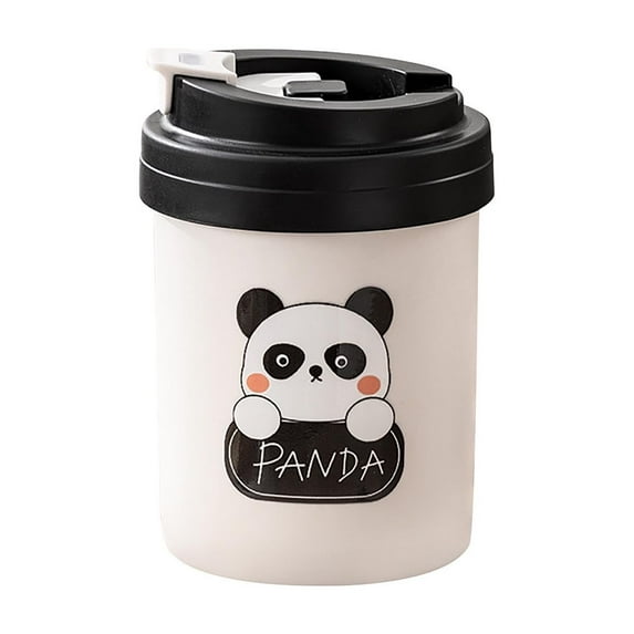 Coffee Cup with Sliding Lid, Double Layer Insulated Travel Mug ...