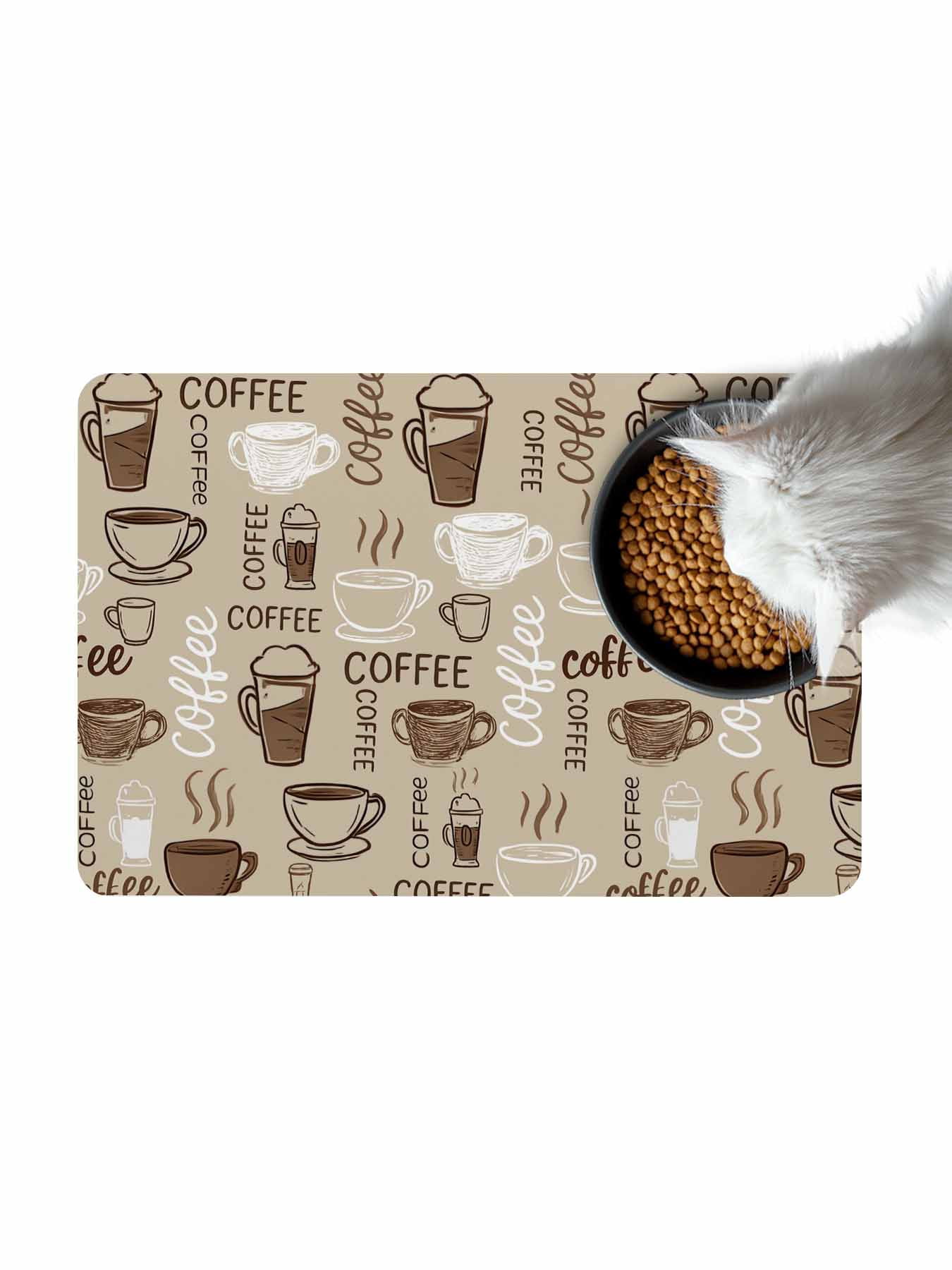 Coffee Cups Doormat Non Slip Diatomaceous Earth Door Mat Absorbent ...