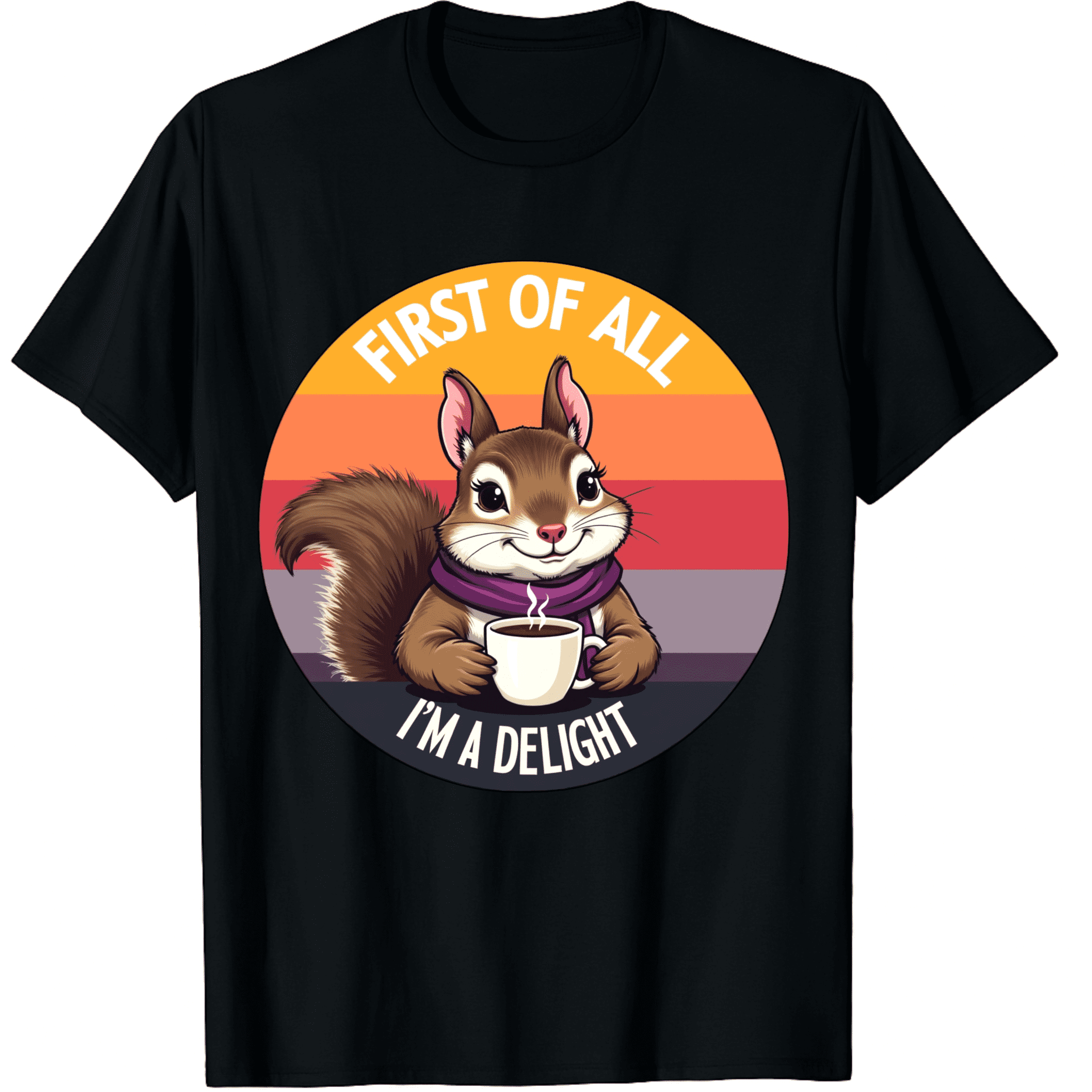 Coffee Dad Moody Opossum First Of All I Am A Delight Men Women Short ...