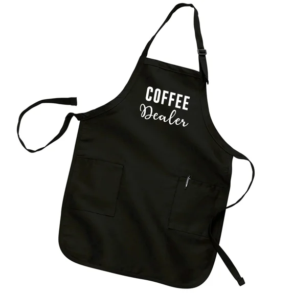 Coffee Dealer Funny Barista Gift Caffeine Lover Addict Cooking Bib ...