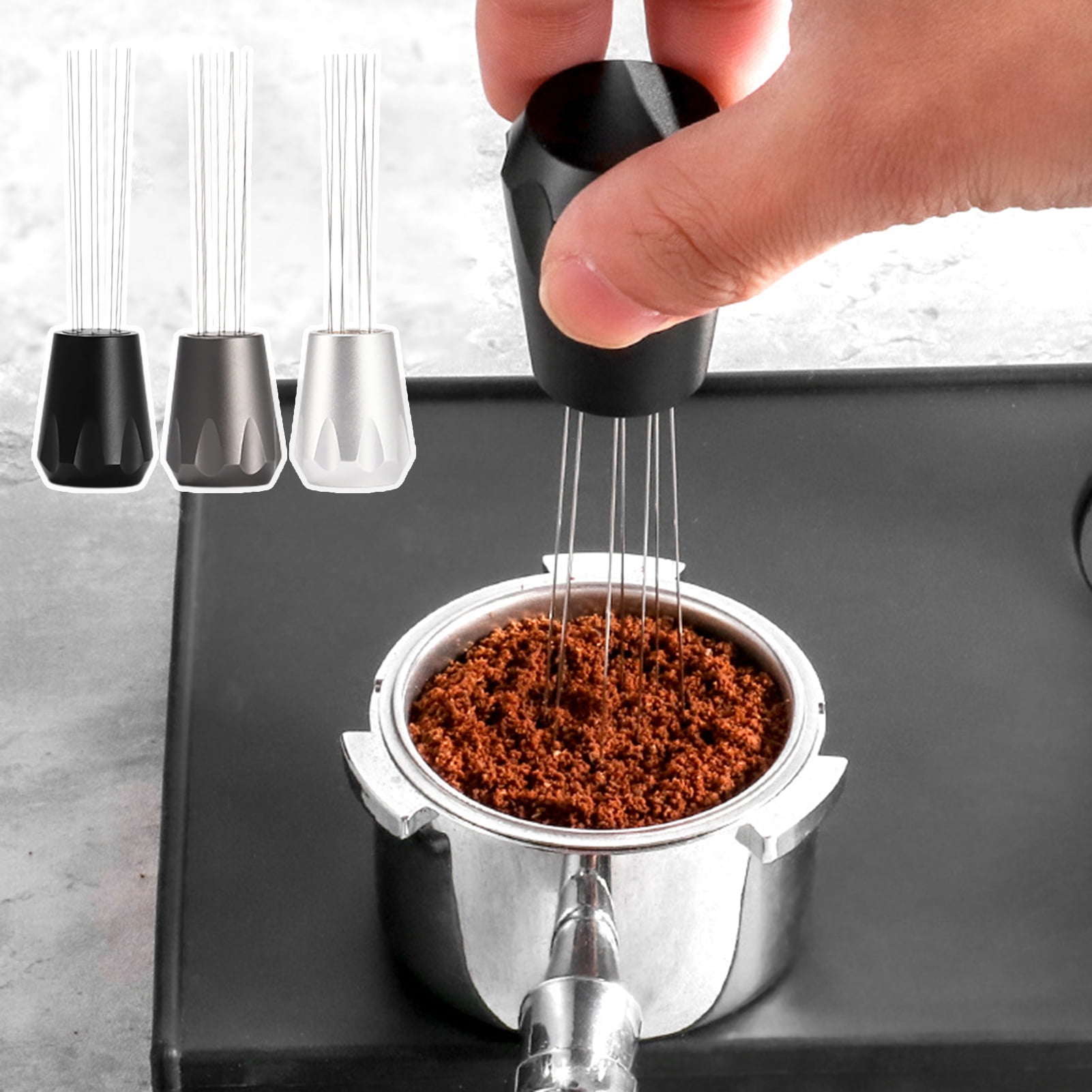 Coffee Distributor Stirring Evenly Ball Handle Manual Coffee Powder ...