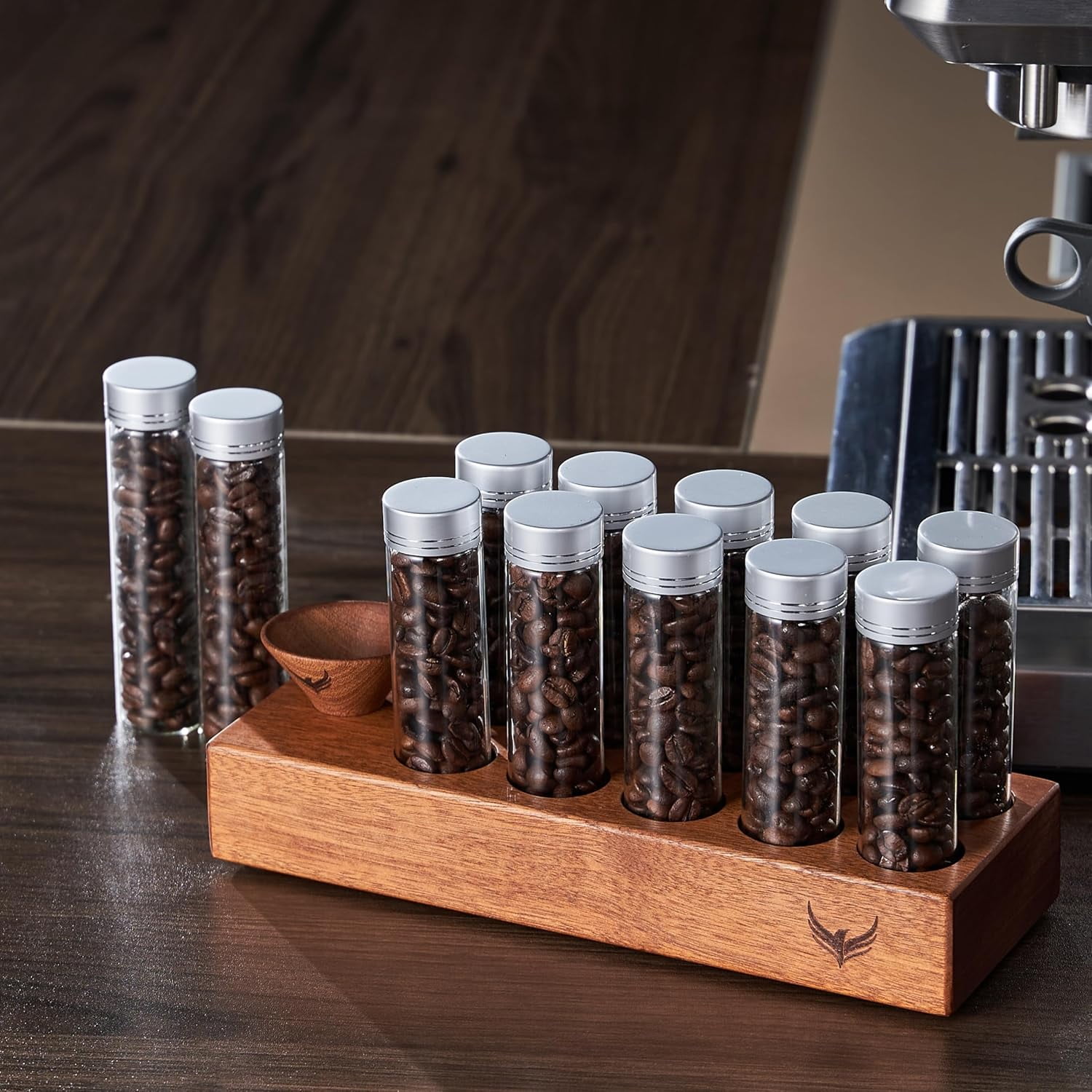 Coffee Dosing Cup with Spray Bottle & Single Dose Bean Tubes - Barista ...
