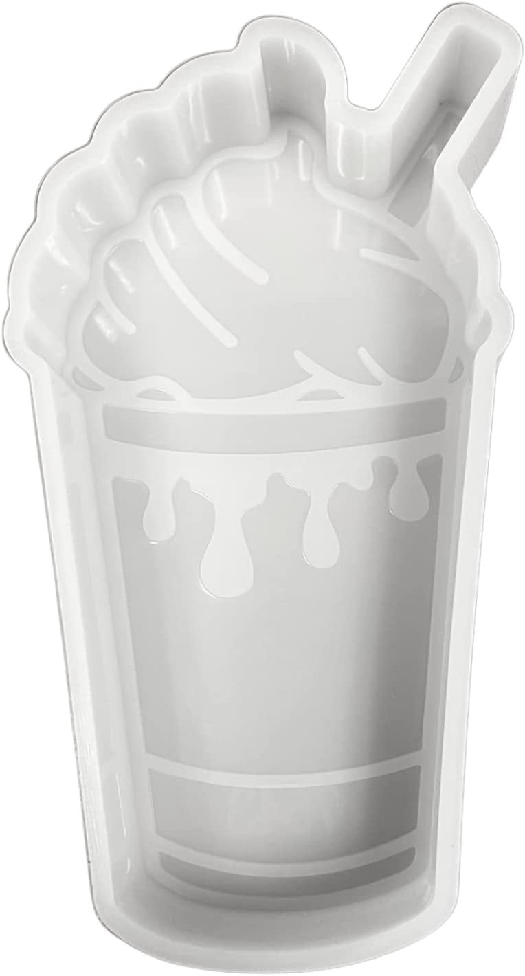 Coffee Drip Cup Mug Frappuccino Whipped Cream Straw Logo Silicone ...