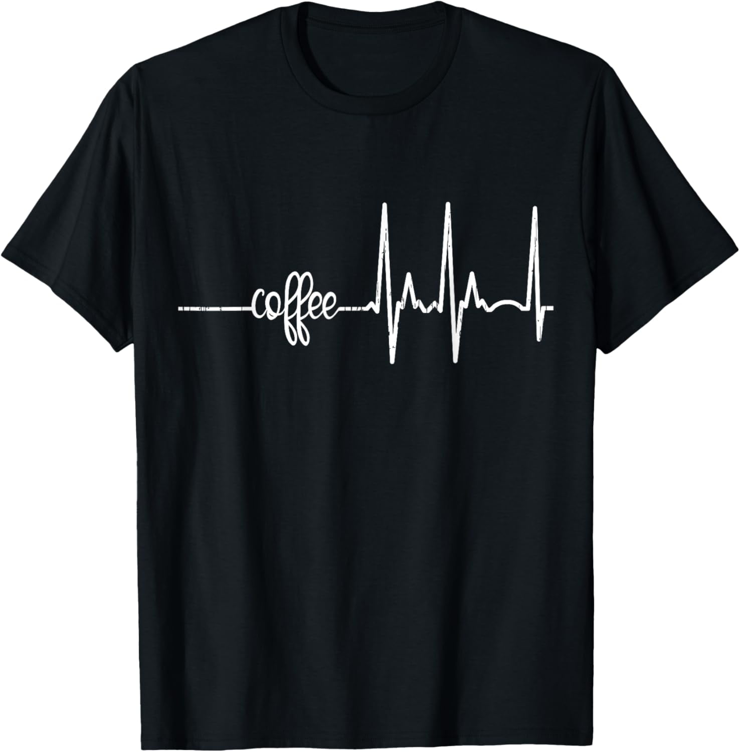 Coffee EKG Shirt No Heartbeat Before Coffee Lover T-Shirt - Walmart.com