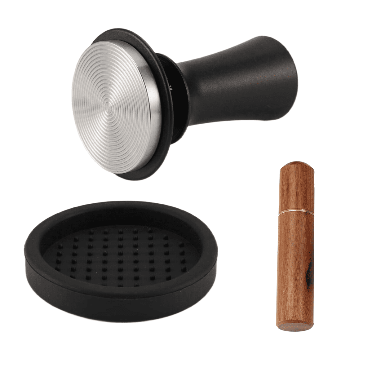 Coffee Espresso Tamper 51mm with WDT Tool Calibrated Spring Loaded ...