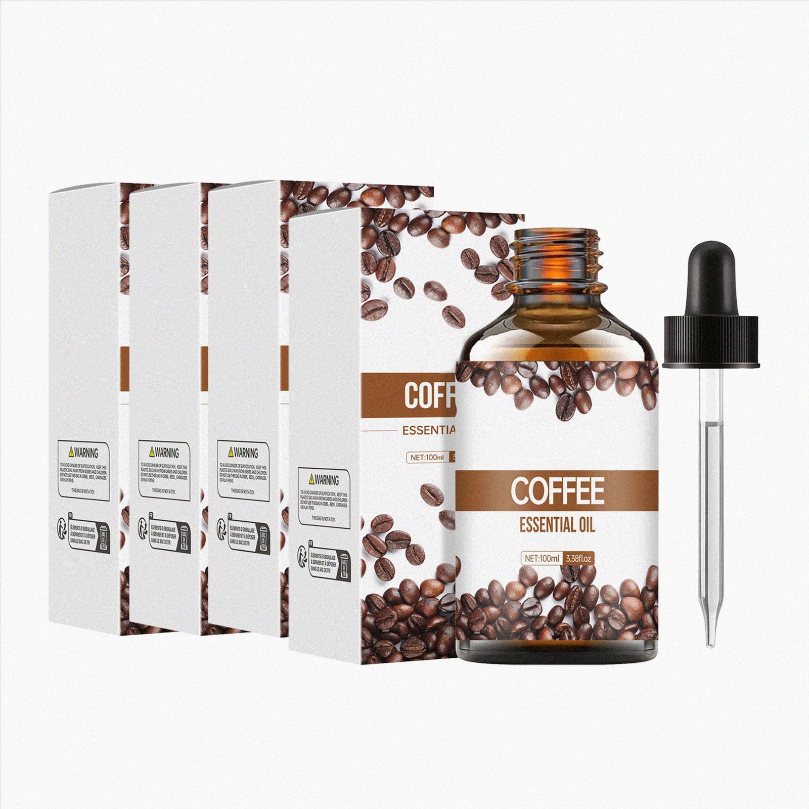 Coffee Essential Oil, Cold Pressed Coffee Bean Extract, Anti ...