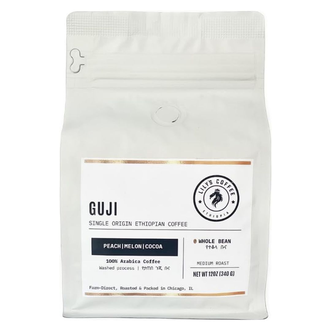 Coffee, Ethiopian Washed Guji Coffee, Whole Bean, Single-, Medium Roast, 100% Arabica Coffee ...
