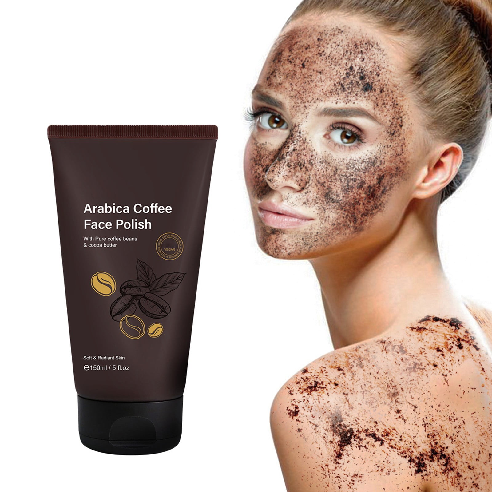 Coffee Face Scrub Coffee Face Polish With Cocoa Butter & Oil ...